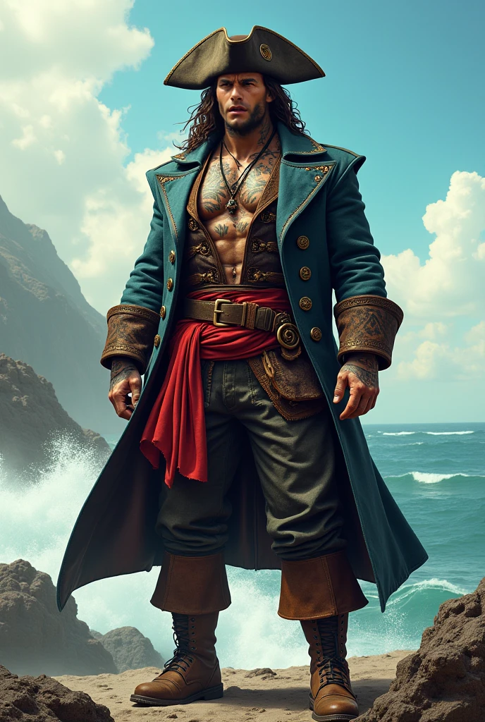 Change the man's clothing in the picture, keeping his appearance and ...