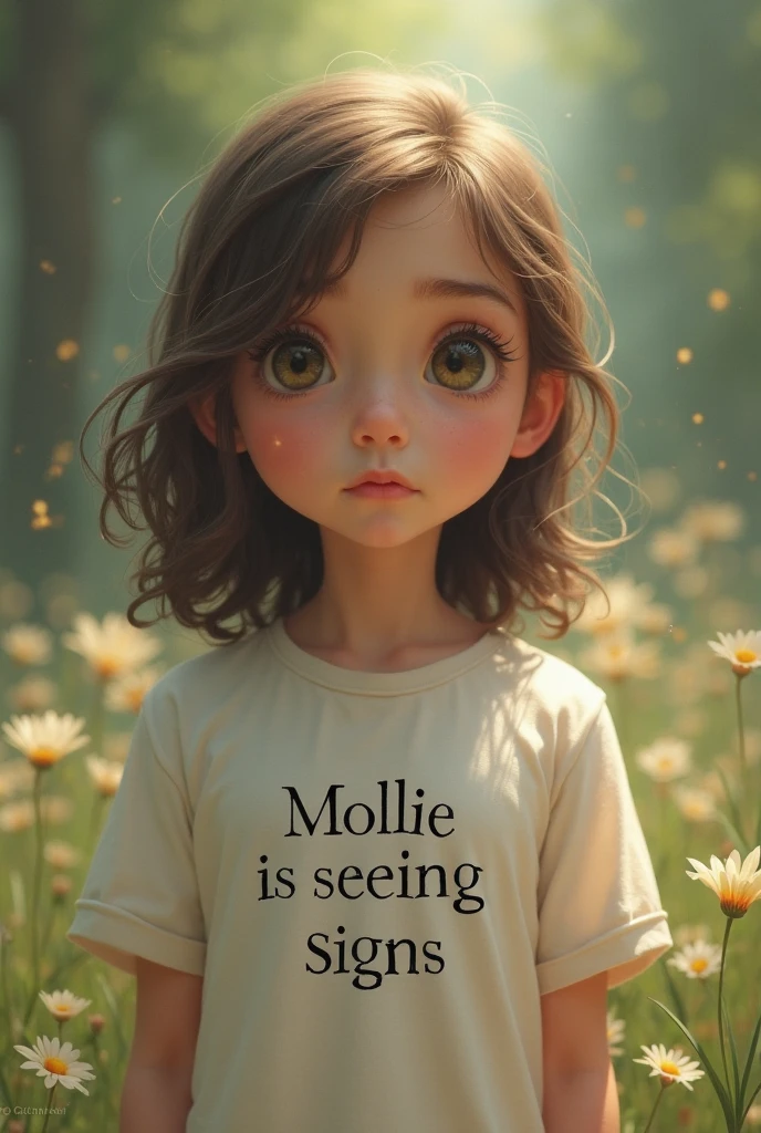 Recreate the last one with the inscription "Mollie is seeing signs ...