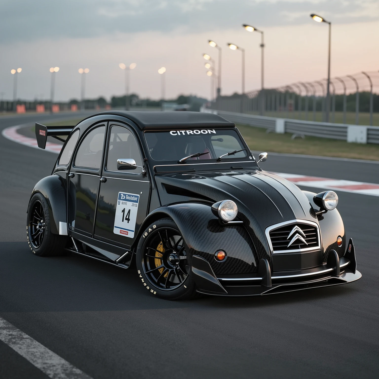 2025 Citroen 2CV with wide body and eccentric wheels:1.4，Very low ...