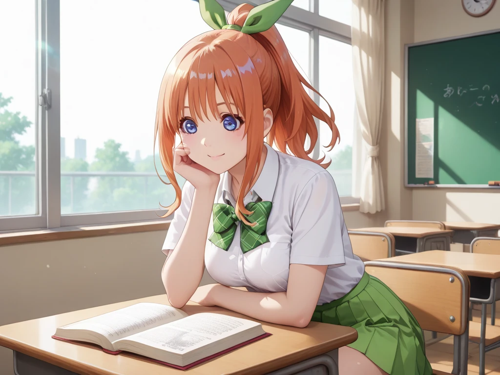 "* Anime style, Nakano Yotsuba from Gotoubun no Hanayome, bright ...