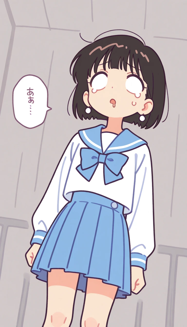 (beautiful girl : 1.3),1 girl,(sailor suit,long sleeve,pleated skirt ...