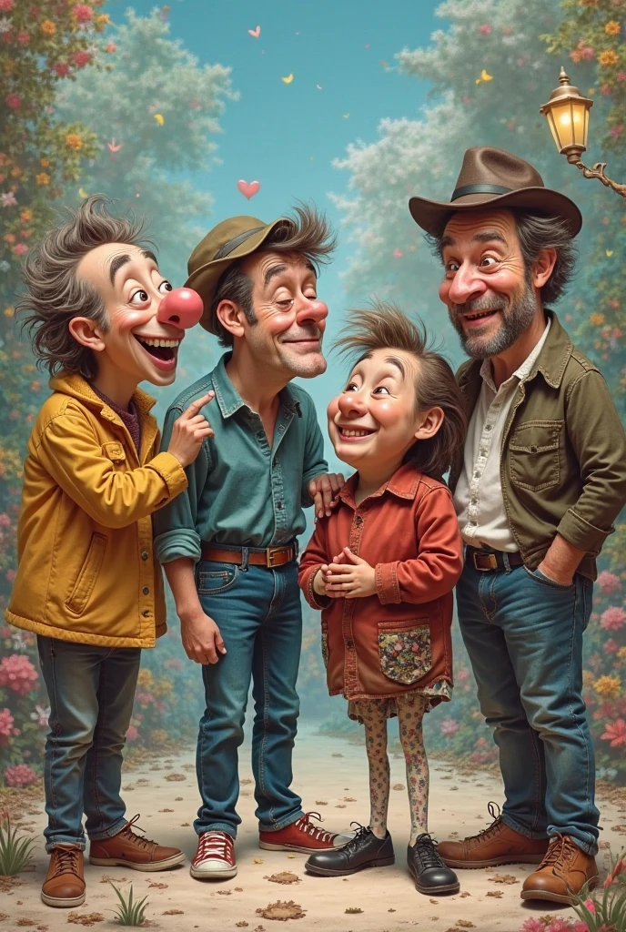 4 idiots group pictures - SeaArt AI