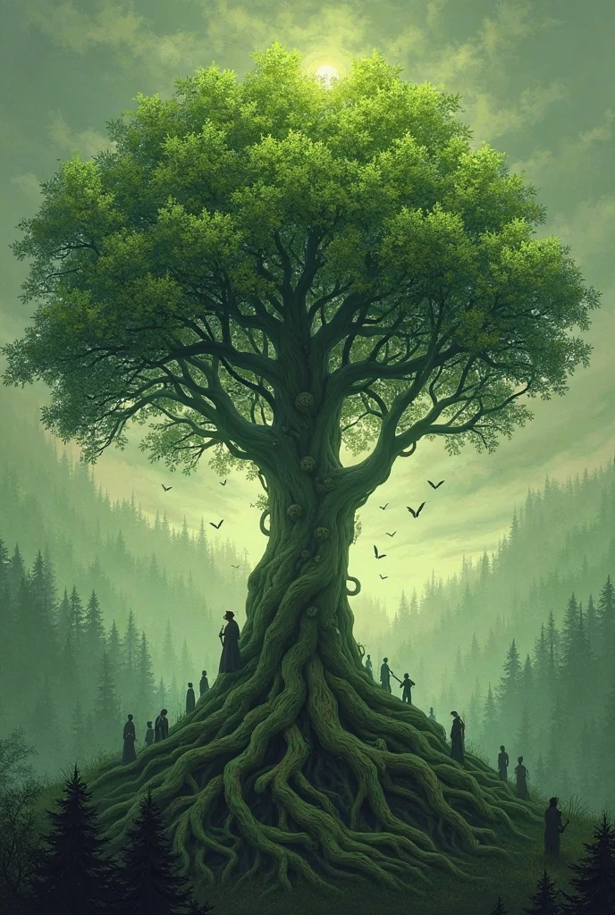 Now help me create an image for the hierarchy of the Elf race - SeaArt AI