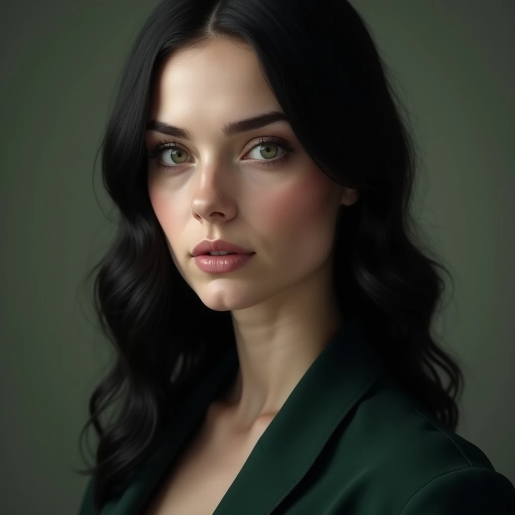 Lena Luthor is a young woman of striking, aristocratic beauty - SeaArt AI