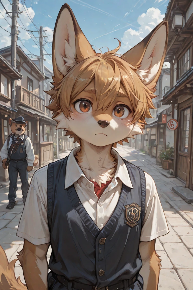 Furry sad man - SeaArt AI