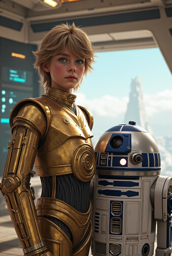 High quality photos, Star Wars World, Luke Skywalker in youth - SeaArt AI