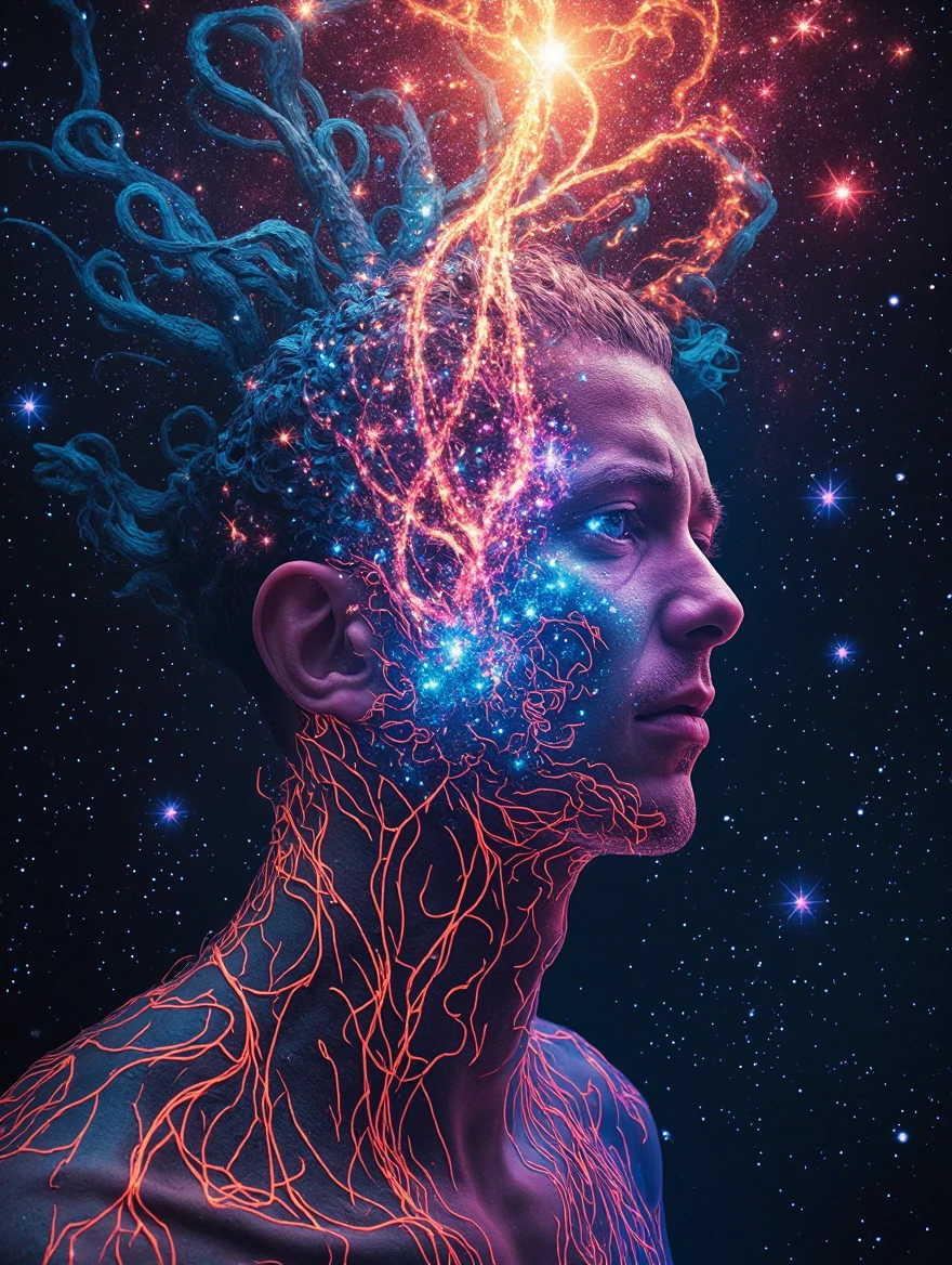 A cinematic and hyper-realistic rendering of a full-spectrum ...