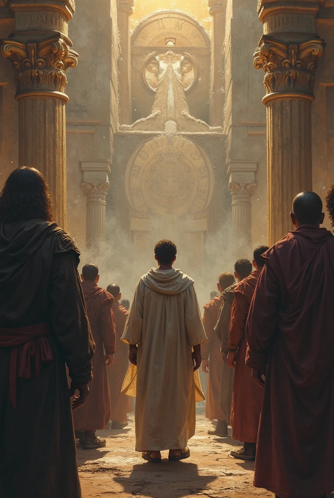 Contrast image : powerful men ignoring injustice, He's just reflecting ...