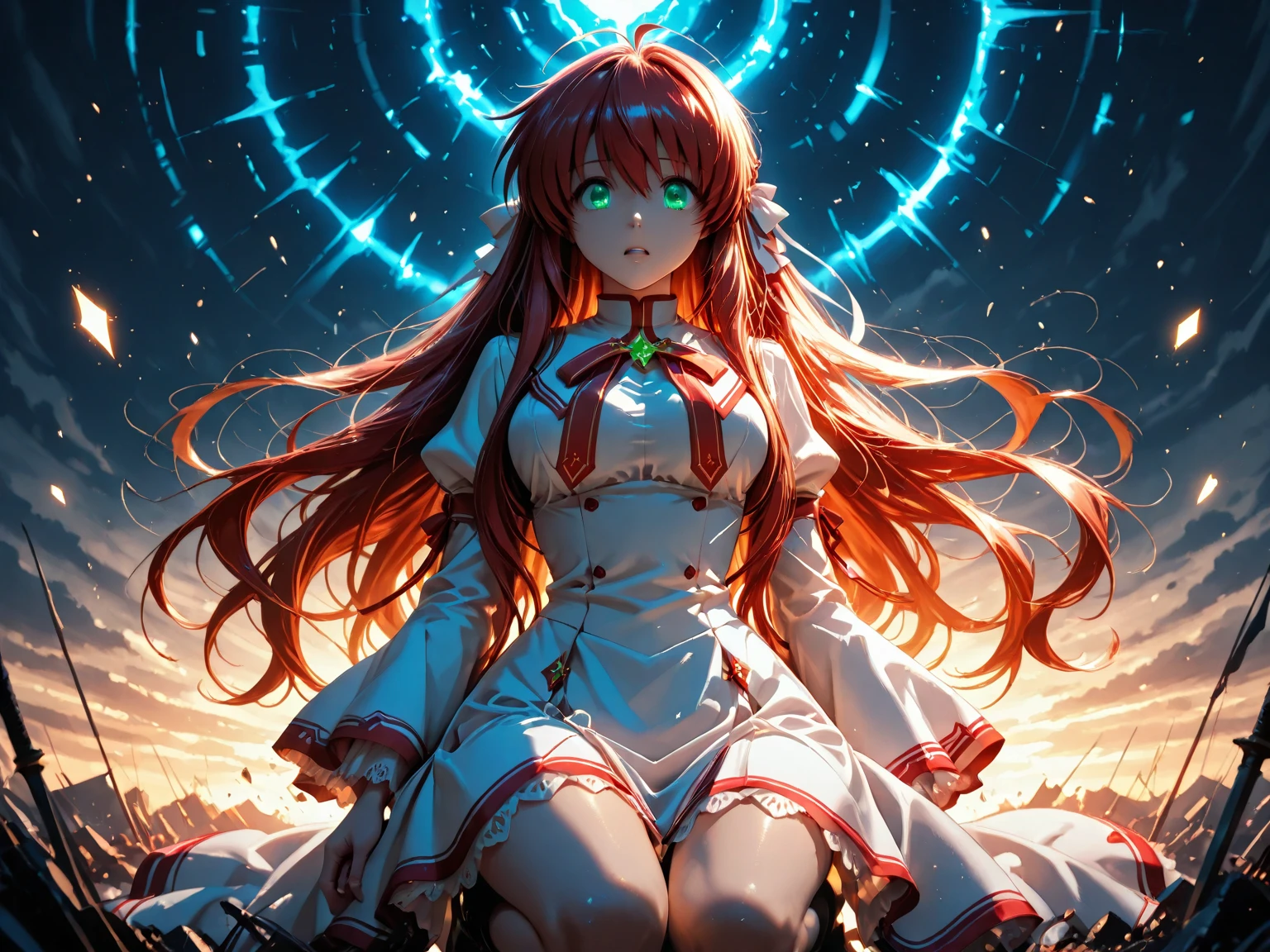 (anime-style realism, high detail, dramatic lighting, ultra-detailed ...