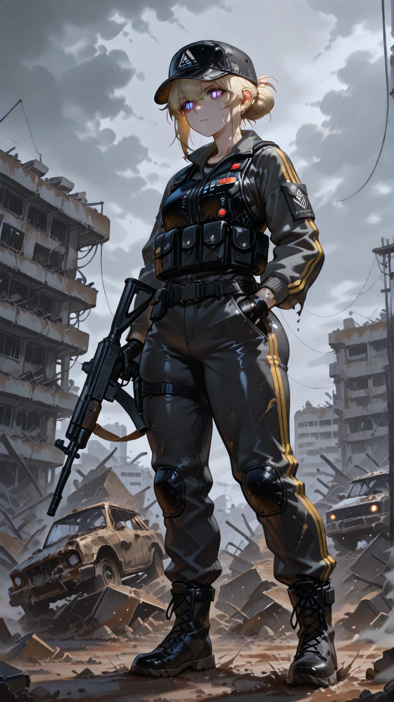 A grimy post-apocalyptic scene unfolds in the world of S.T.A - SeaArt AI