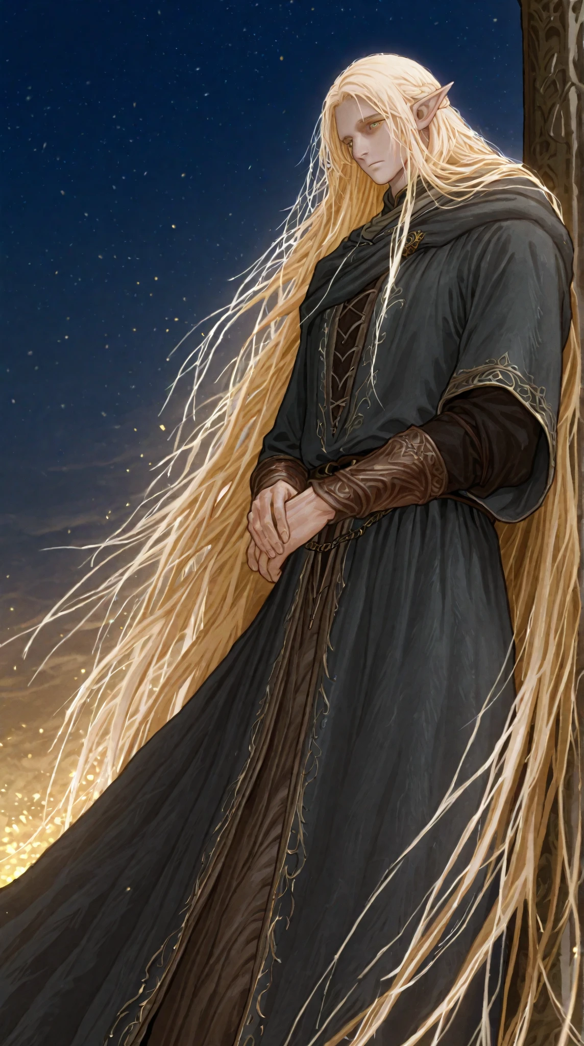 Elden Ring. Male, male only, male solo. Beautiful elf, extremely long ...