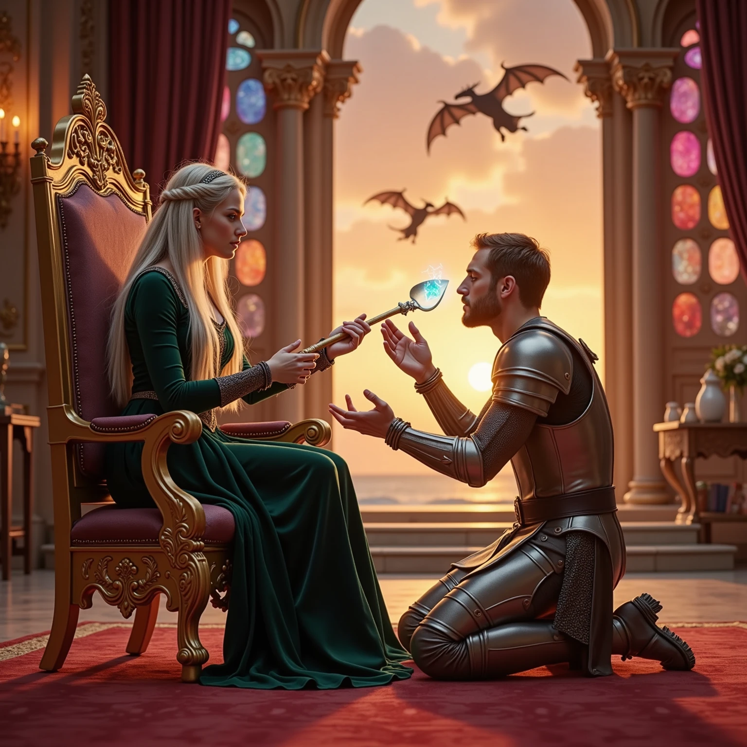 🌟 : high resolution, Fairytale-detailed, magical glowing lighting ...