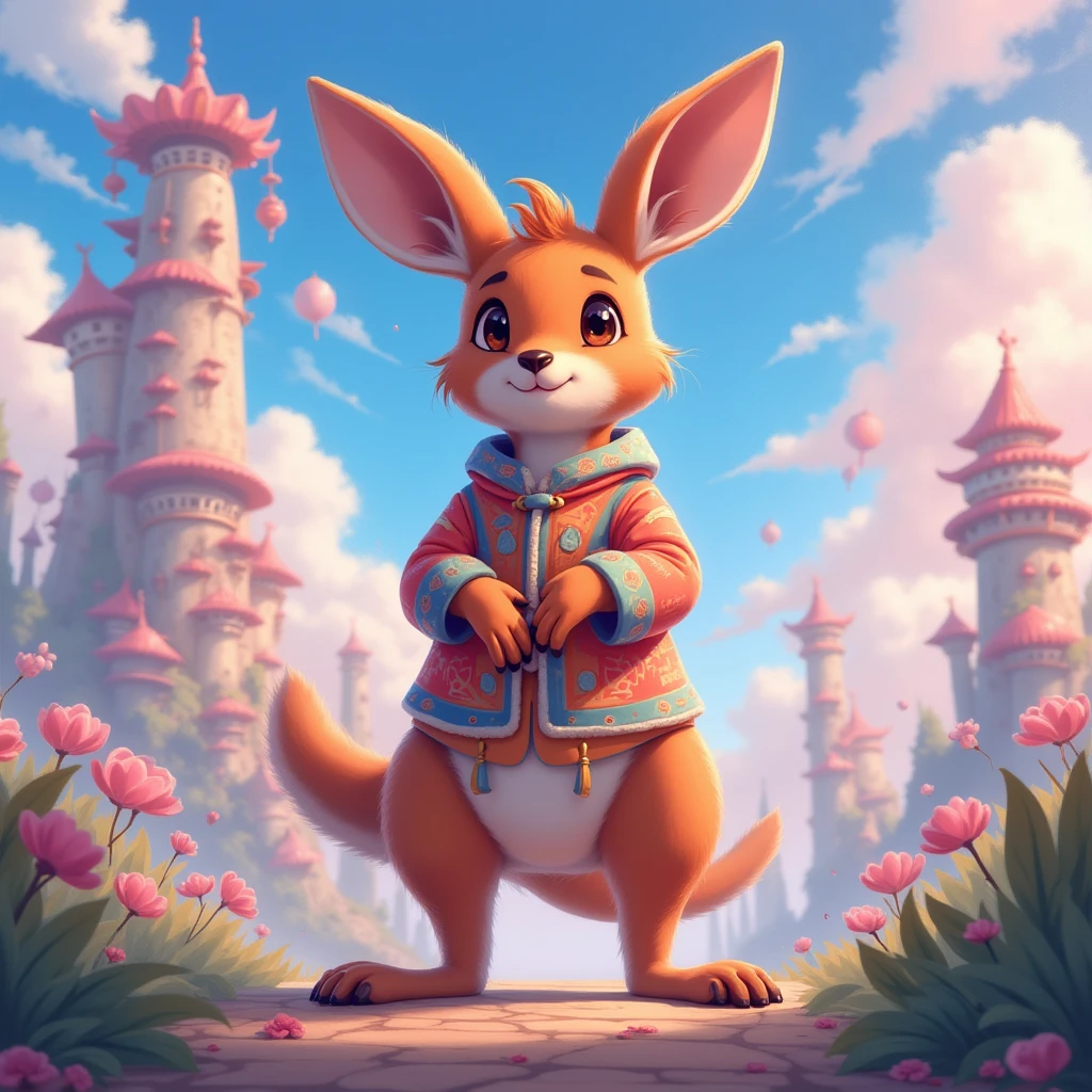 Anime、kangaroo - SeaArt AI
