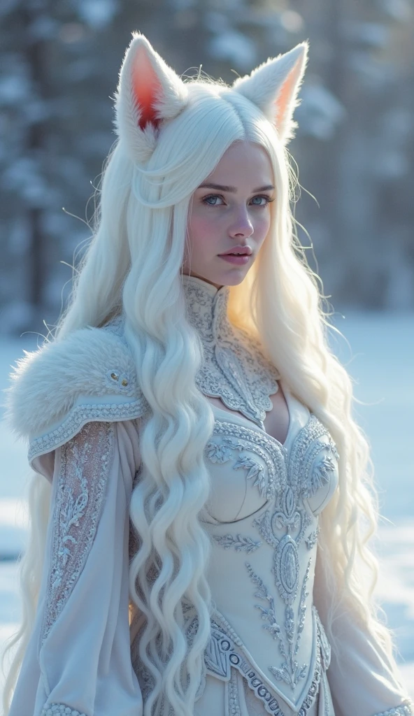 6. Neva A noble and cold beauty with soft snow-white skin and long pure ...