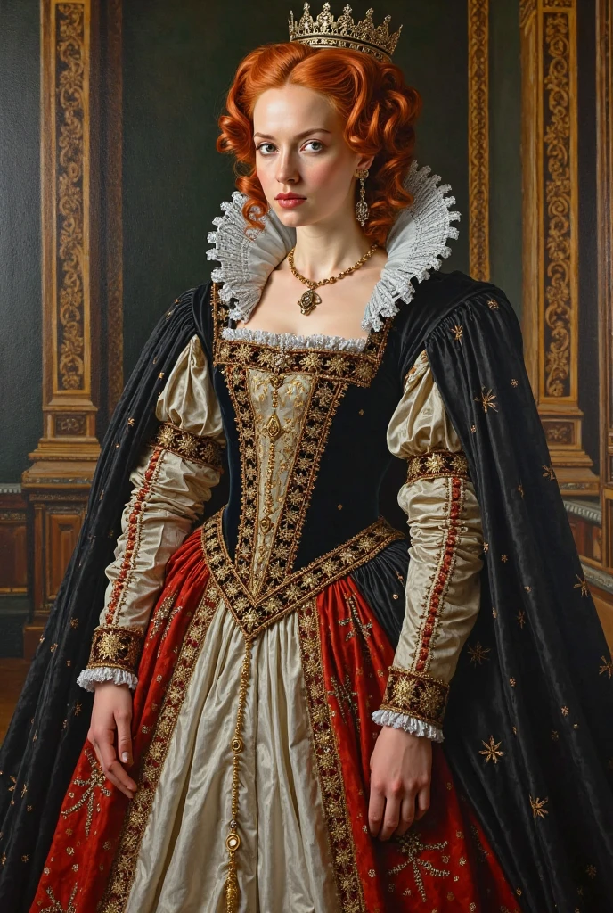 Queen Elizabeth I, daughter of Anne Boleyn and Henry VIII, if she were ...