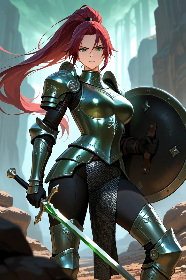 Cinematic lighting, masterpiece. Tall athletic anime girl with long ...