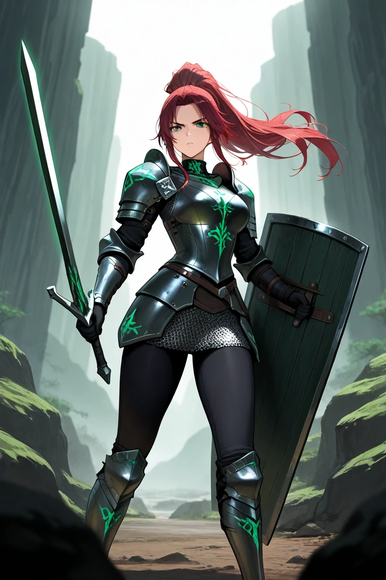 Cinematic lighting, masterpiece. Tall athletic anime girl with long ...