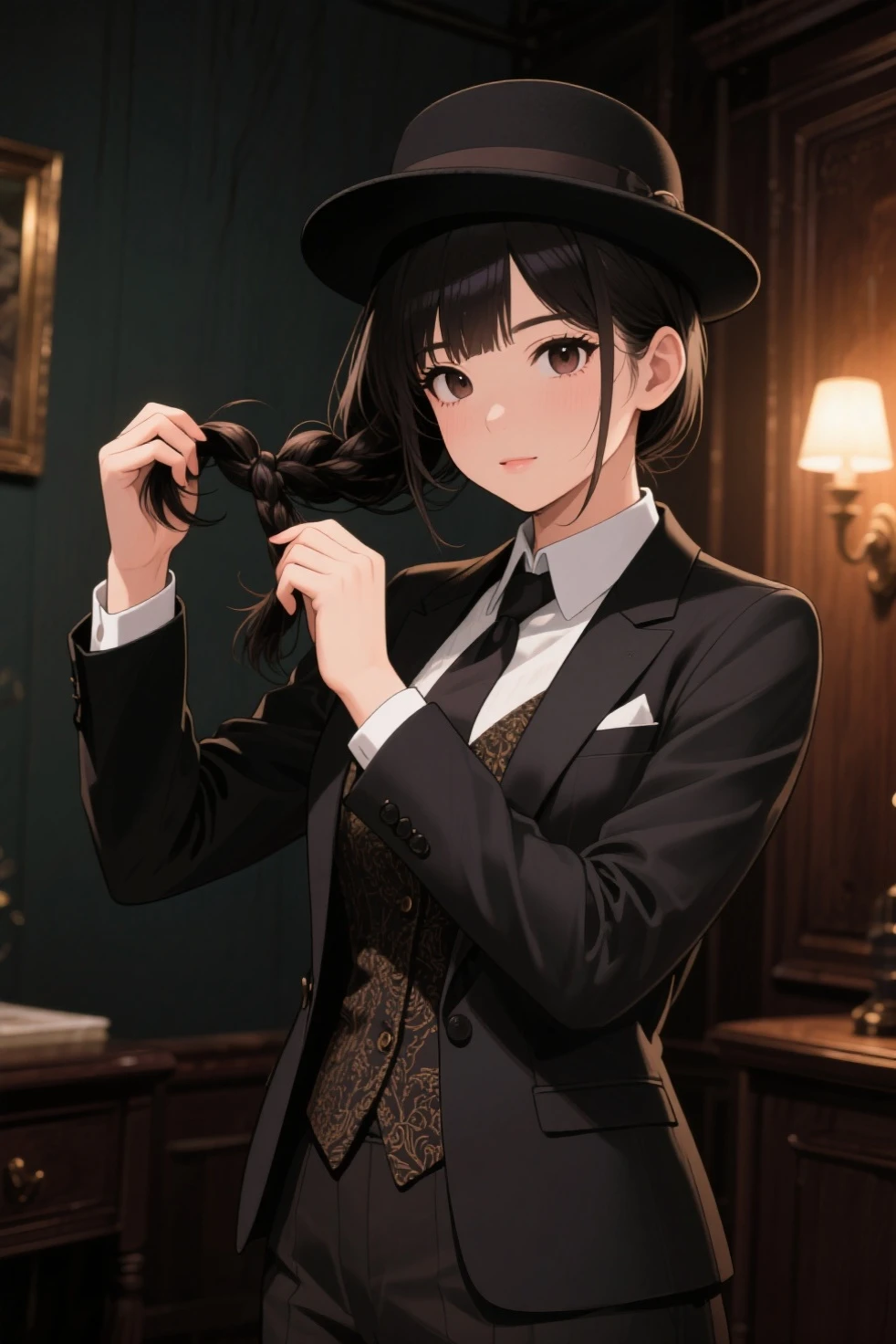 Realistic manga style、A VERY BEAUTIFUL YOUNG GIRL、Asian in her twenties ...