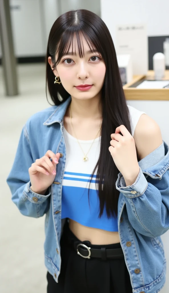 Silky smooth hair 、 Her Hairstyle Is Straight 、beautiful black hair ...
