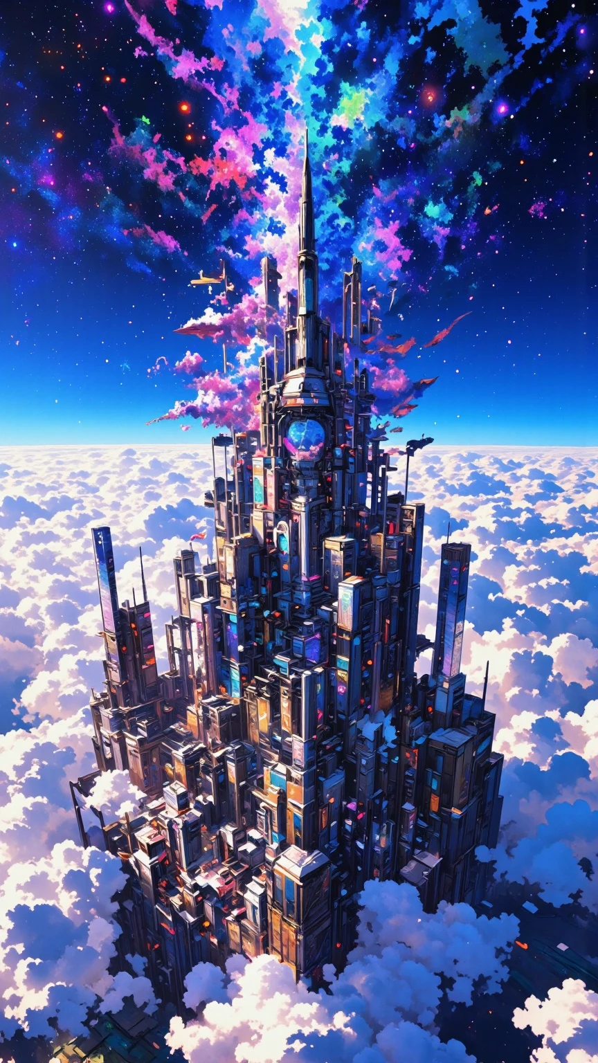 Isekai Space 、Close to space、 A city above the clouds 、City in a Mirage ...
