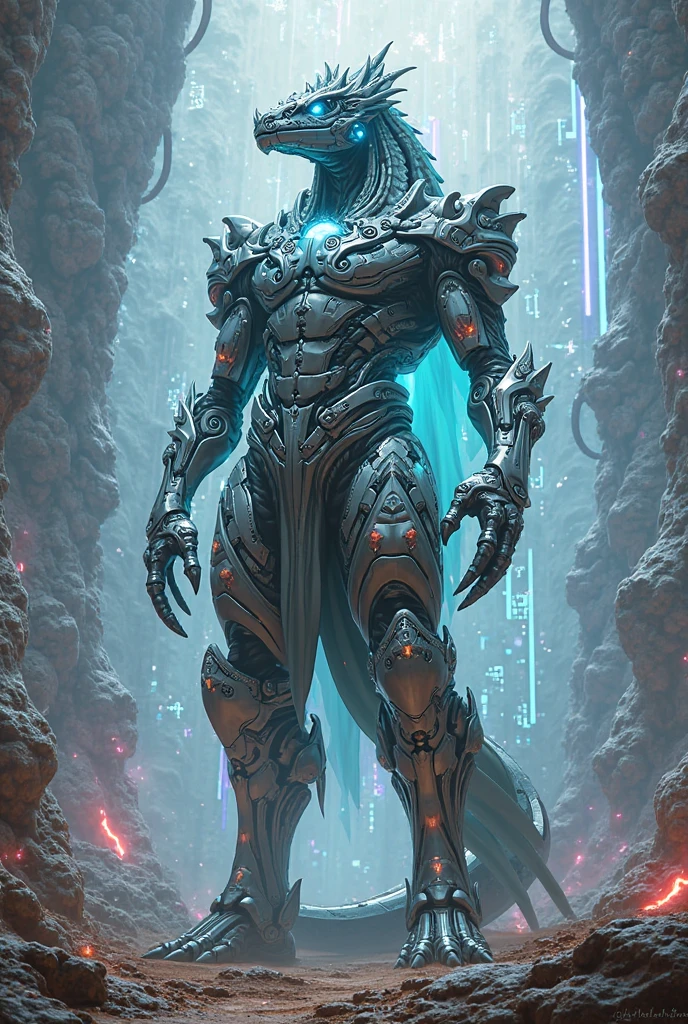 Sci-fi serpent Knight - SeaArt AI