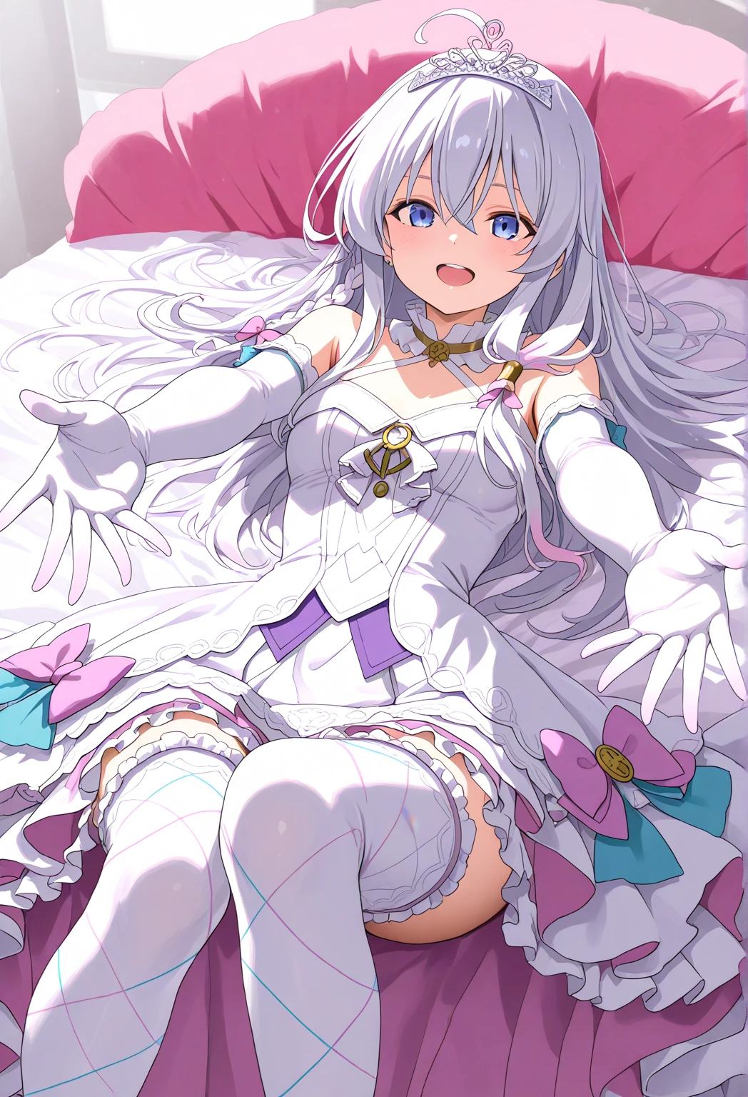 Elaina majo no tabitabi: wryyyyyyyyyyyyyyyyyyyy, leaning back - SeaArt AI