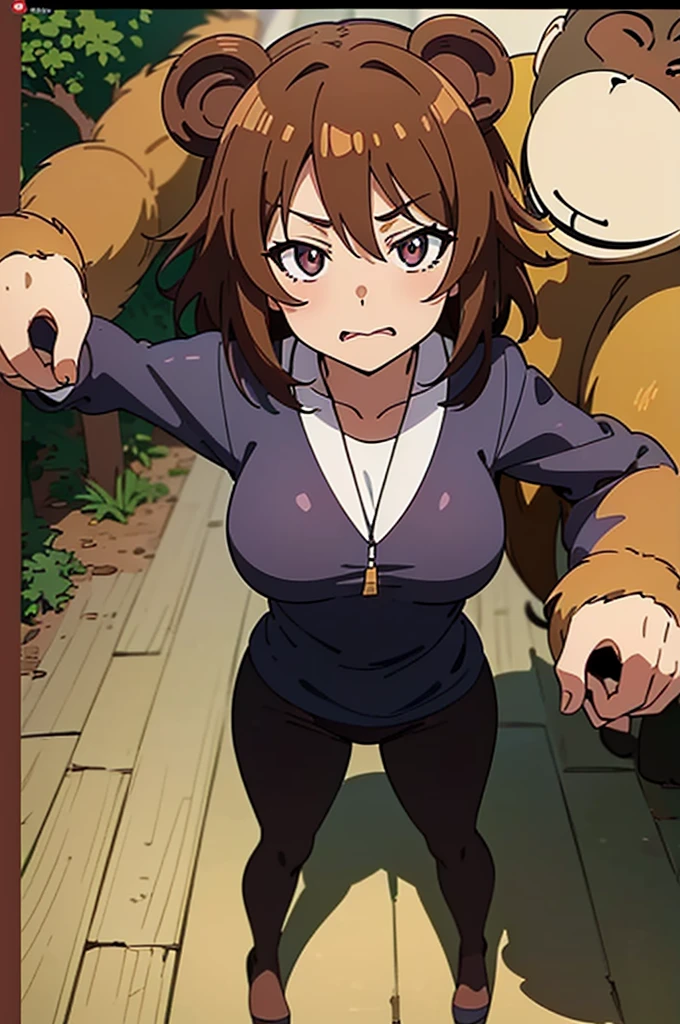 anthropomorphic monkey)))),(((((big ))))),Fierce expression - SeaArt AI