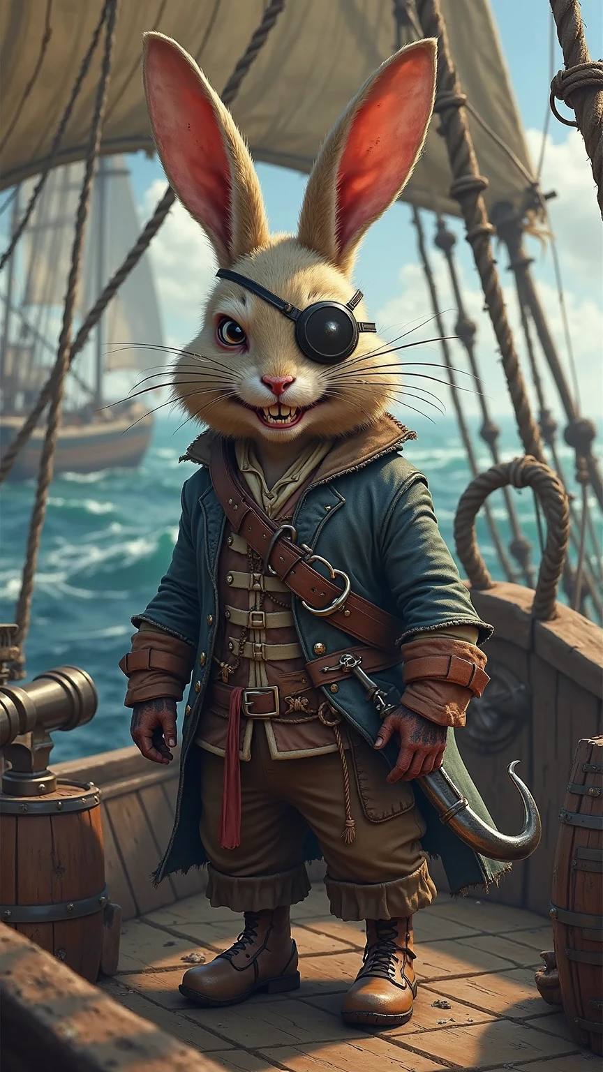 Salty Rabbit Pirate 🐰🏴‍☠️
