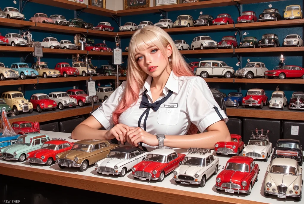 This dealer specializes in classic miniature cars, including the Rover ...