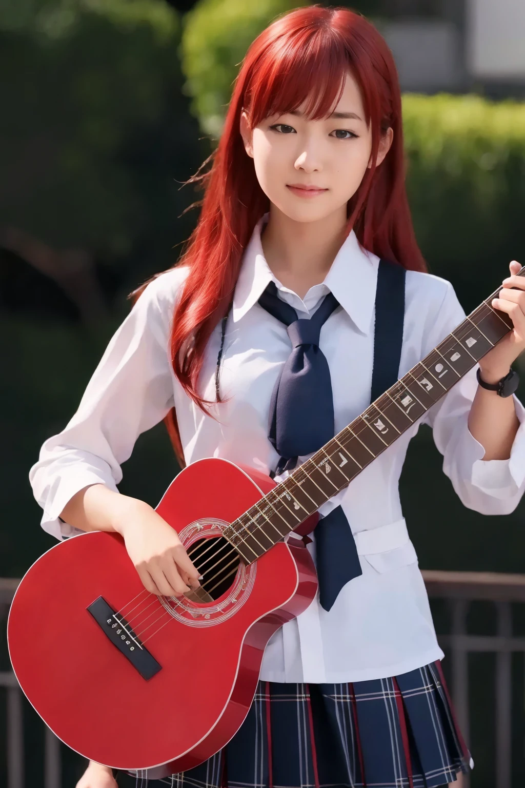 Chest_slip, battoujutsu_posture, 1 Guitar , Masterpiece_portrait ...