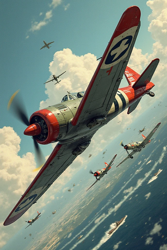 A heroic comic that chronicles the journey of Squadron 201, Mexican pilots who f - SeaArt AI