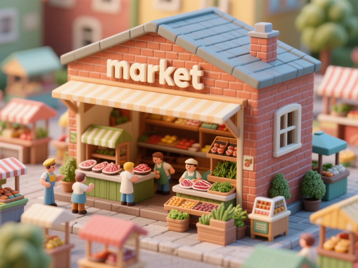 🌈Wonderful little market🎨