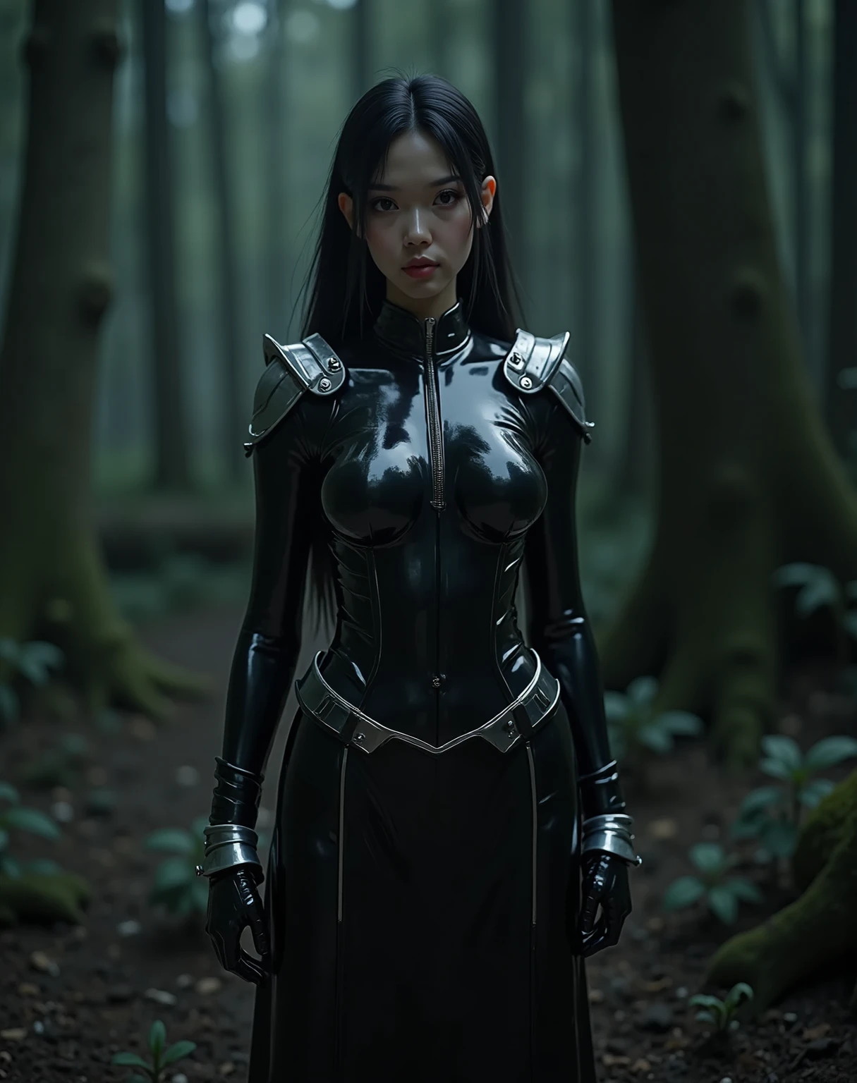 Exquisite Dark Forest,Dark Elf Saint Swordsman,Exquisite Cheeks - SeaArt AI