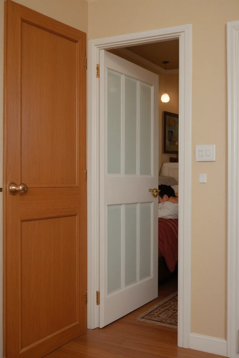 One night I woke up from my sleep. I felt something awkward in my room ...