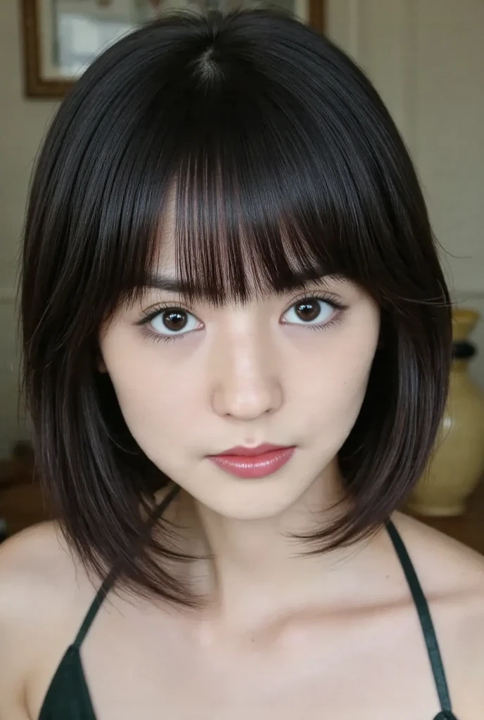 A beautiful Ukrainian girl is cooking in the kitchen,Naked Apron ...