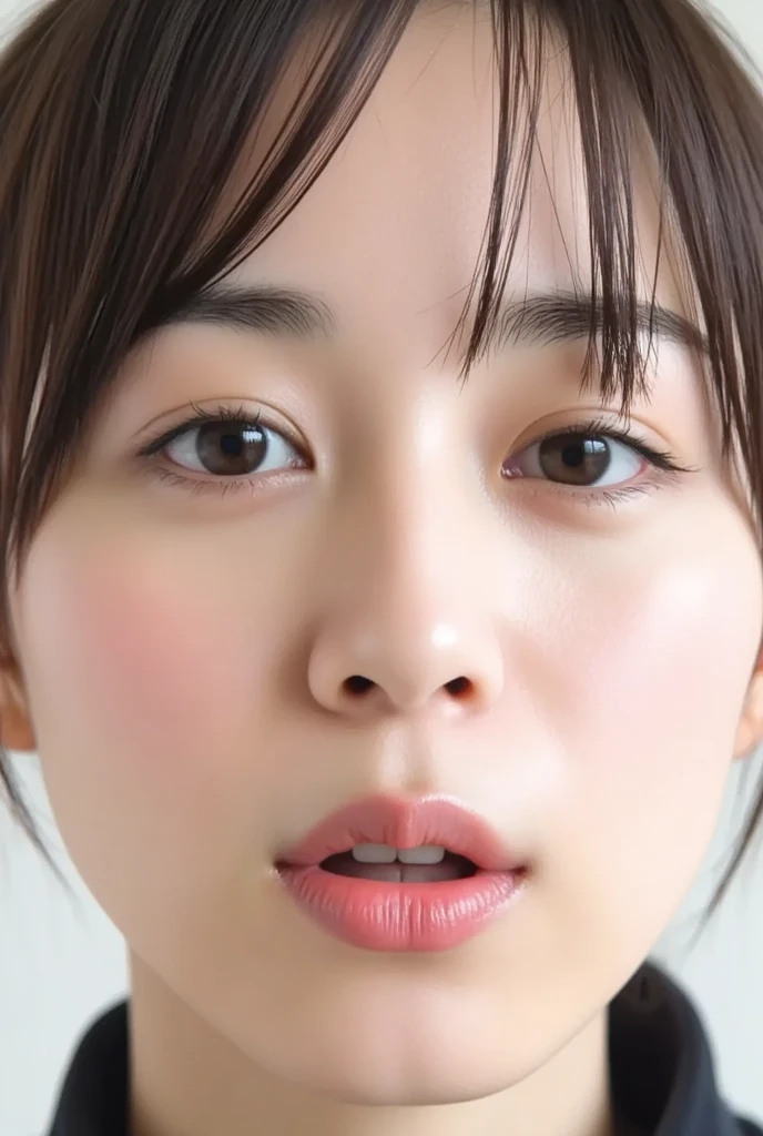 Ultra-detailed close-up of a beautiful girl, collarbone-up composition ...