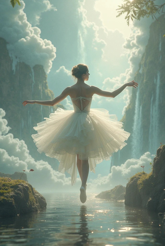 Ballerina head-dress trip - SeaArt AI