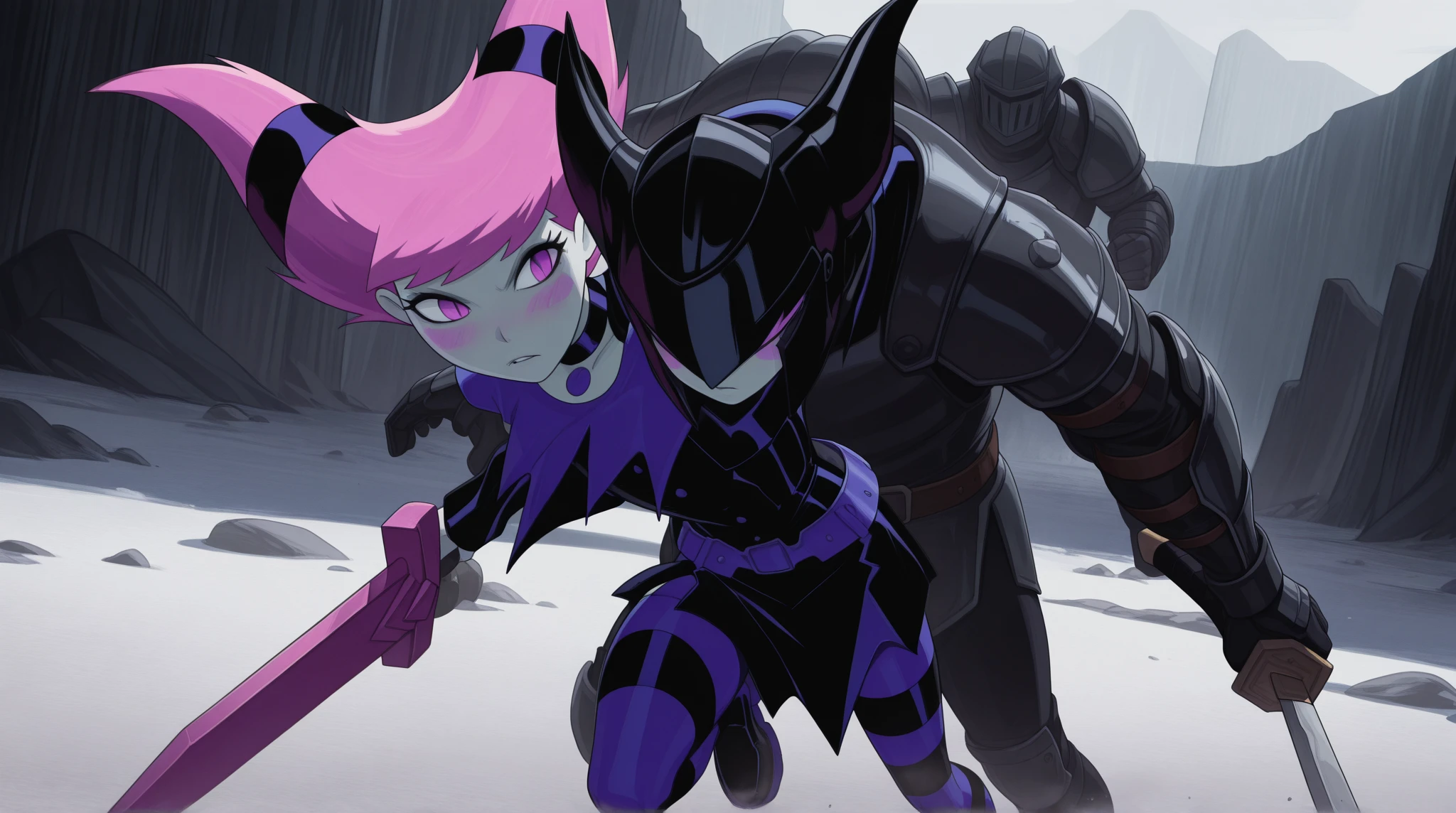 Masterpiece, best quality, amazing quality, 1 girl, Jinx with armor ...