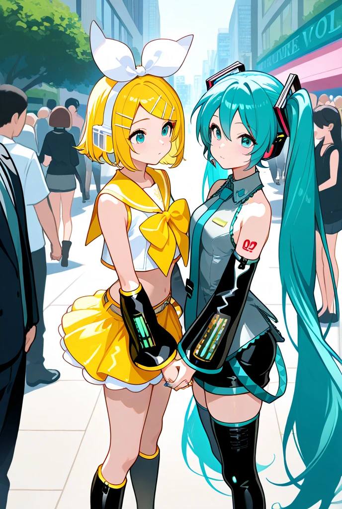 Settings with the characteristics of Miku and Rin