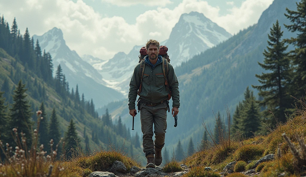 Tim Madsen, quiet 33-year-old man from Washington, with mountain ...