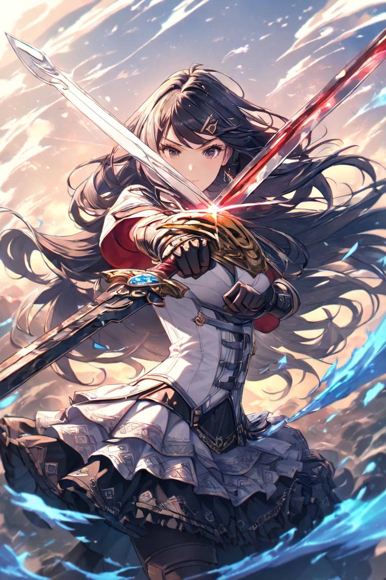 Masterpiece,top quality,Super Detailed,8k,girls、swordsman、upper body ...