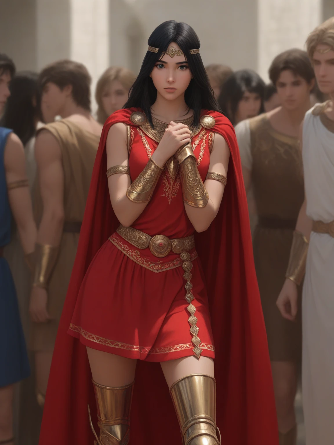 Eyes, people, high , Tunic of the Greek God , Indian vest, With medium ...