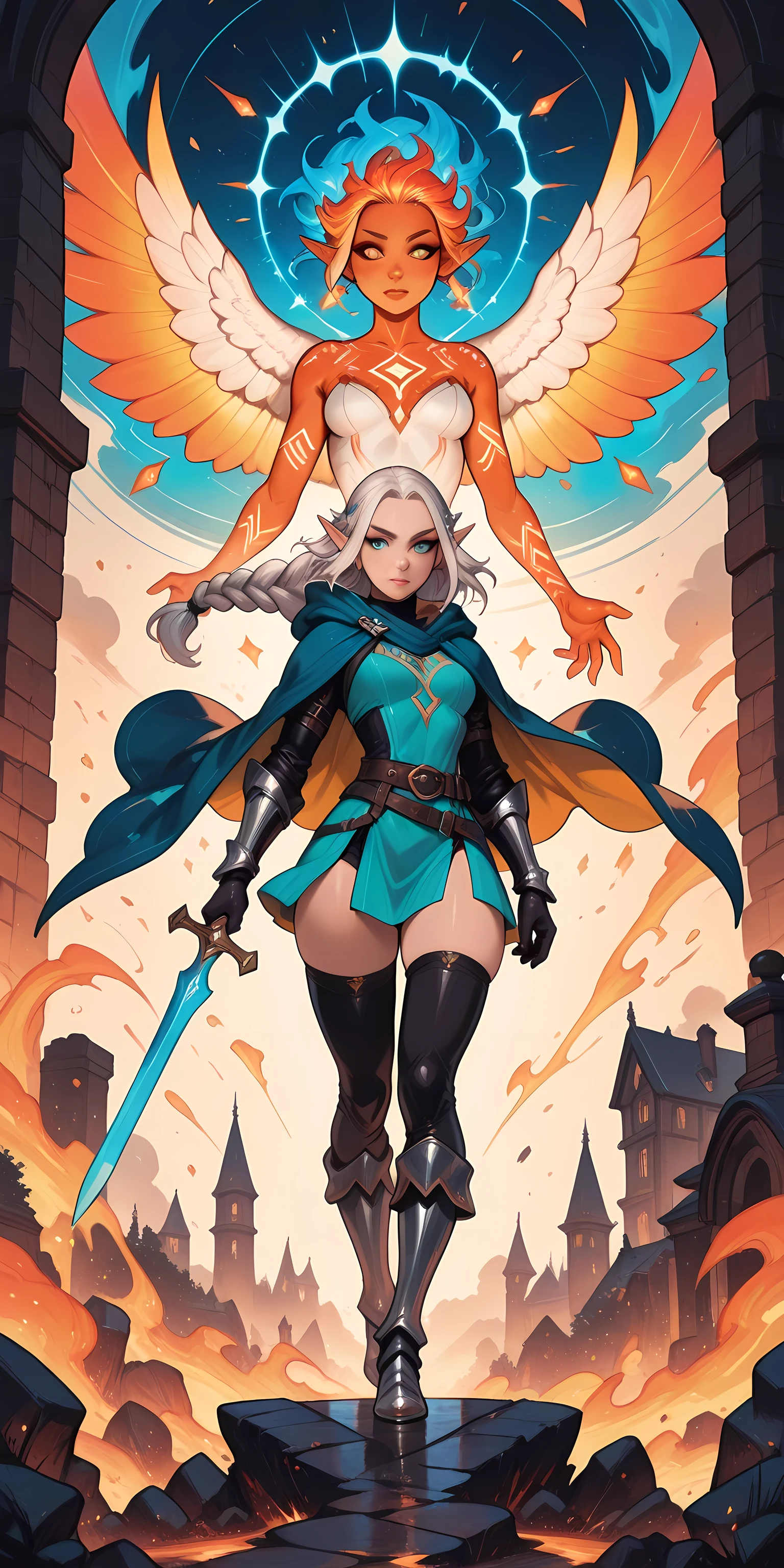 A picture of a female elf (intense details, Masterpiece, best quality ...