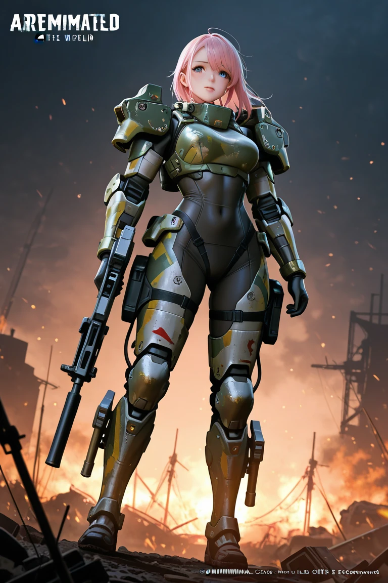 Top quality、top quality、pretty face、girls、Armament、 Mechanical Armor ...