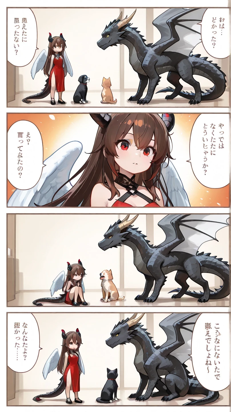 Comic, 4koma, 8k Resolution, anime color tone, Solid paint style ...
