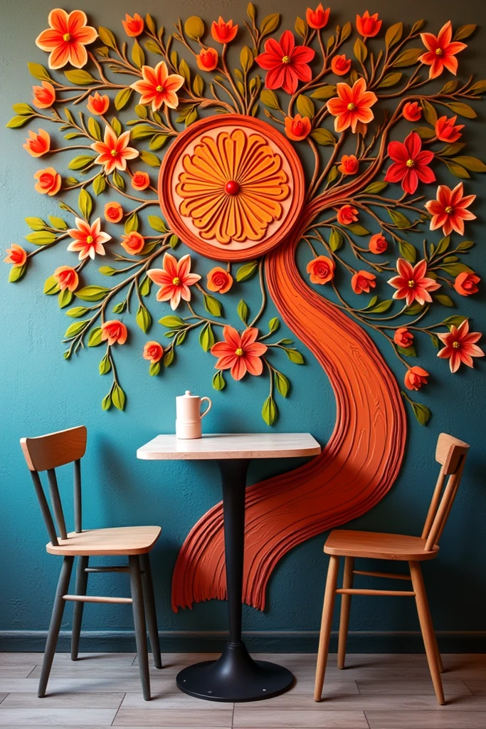 Create a flexi art design for cafe which is unique, different and used ...
