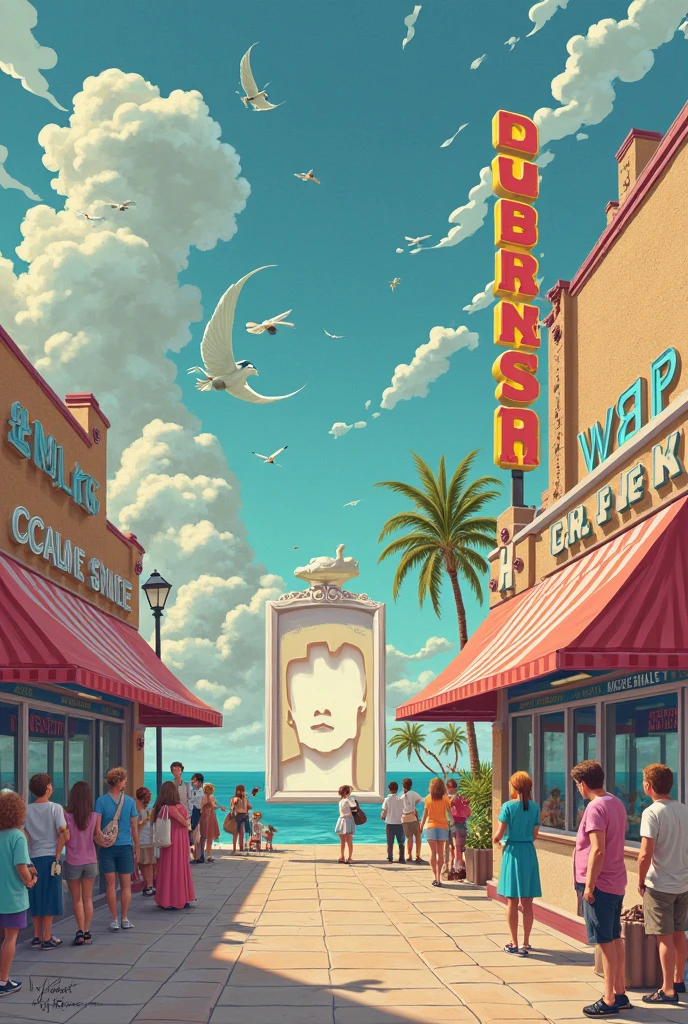 Make a potrait form and make a line between them. on the right side ...