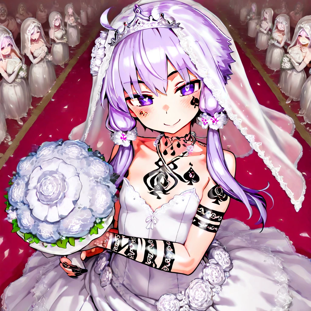 Master piece, 1girl, (yuzuki yukari), blush, black nail polish - SeaArt AI