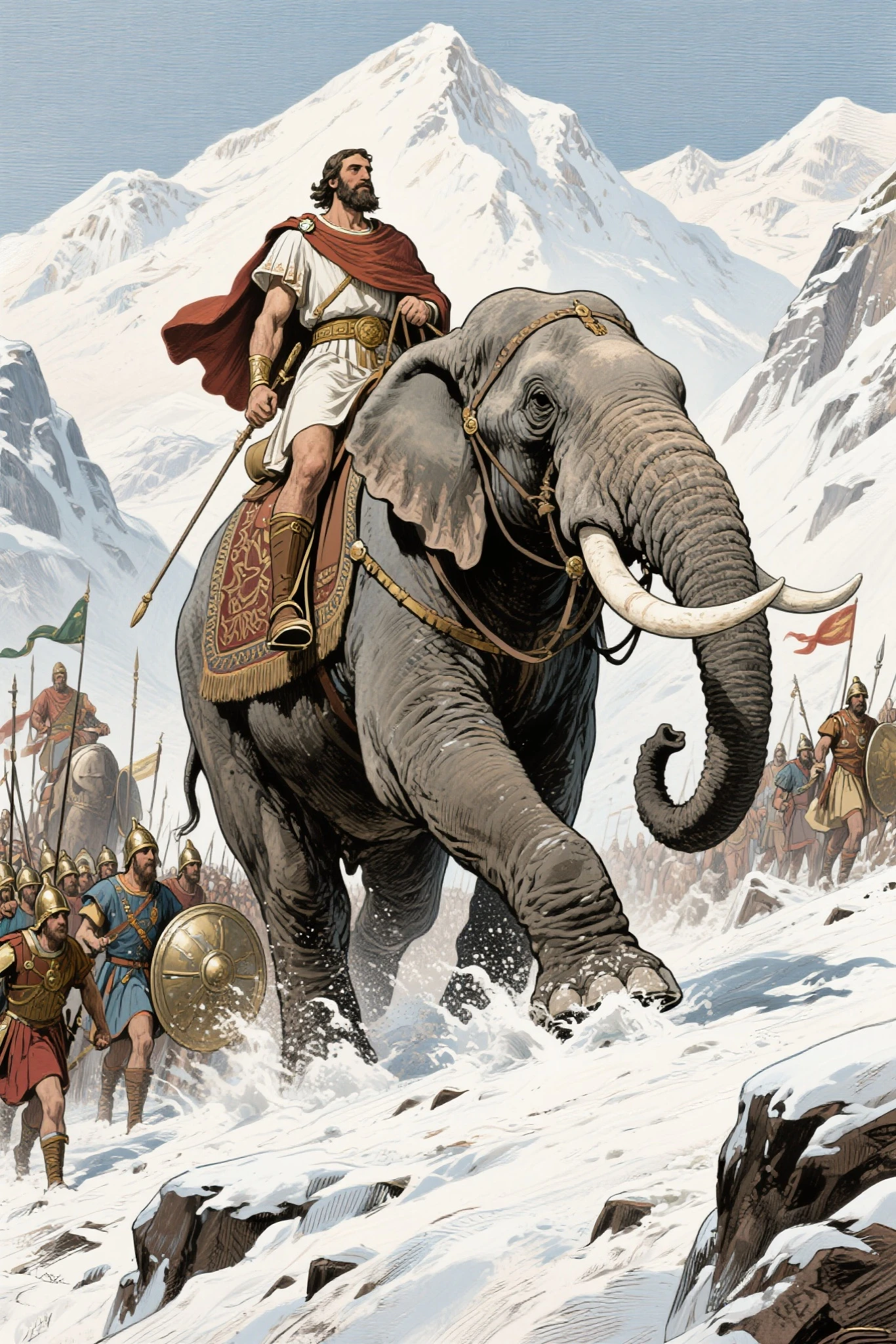 A legendary vehicle. This work depicts the episode of Hannibal - SeaArt AI