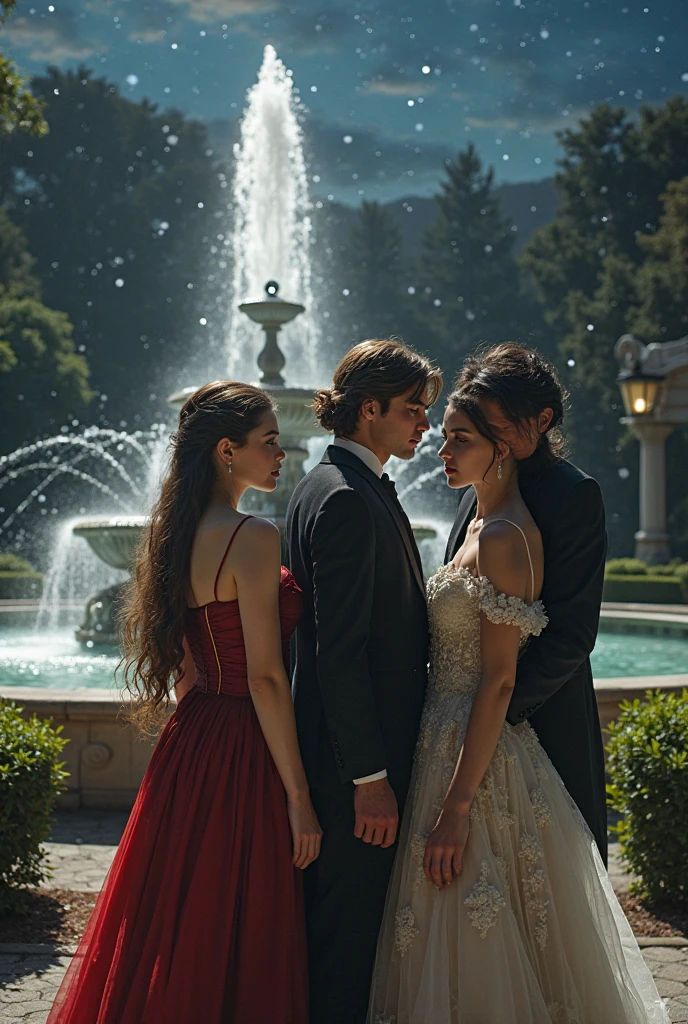 ULTRAREALISM: Describe 2 women with long straight hair and 2 men with ...